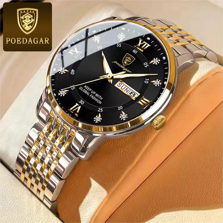POEDAGAR Watch for Men Waterproof Original Relo Branded Business ...