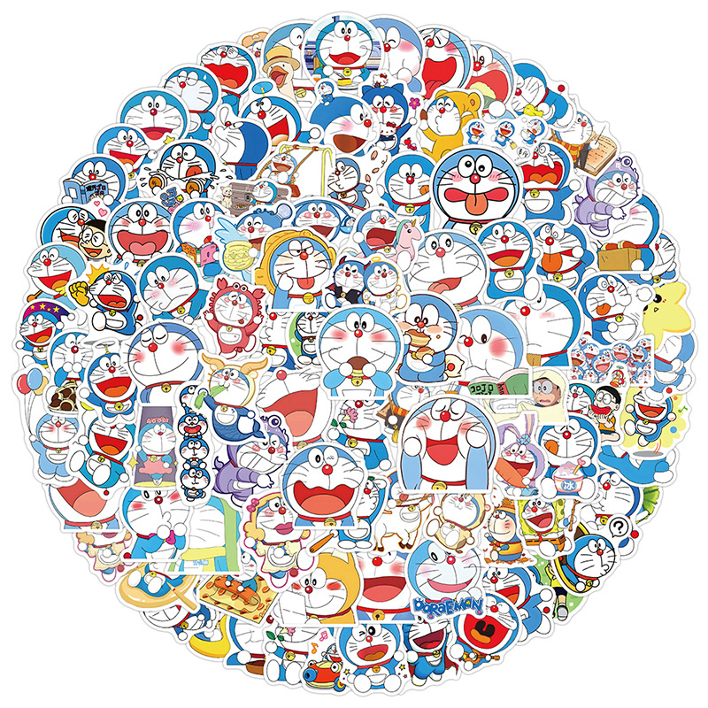 100PCS Anime Crayon Shin-chan Doraemon Detective Conan SpongeBob ...