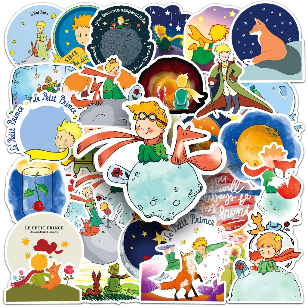 50 Piece Funny The Little Prince Creative Original Stickers For laptops ...