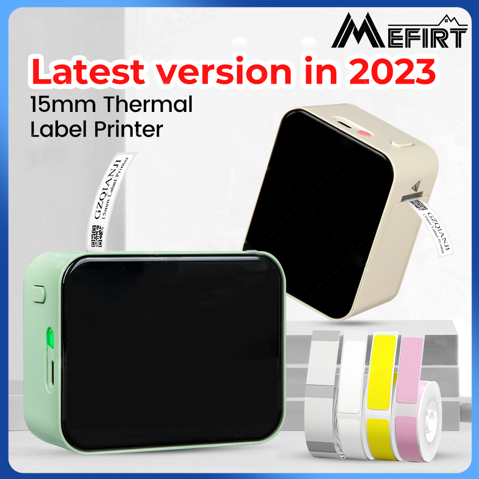 P15 Label tape Thermal Label Printer Portable Bluetooth label machine Similar as D11 D110 D101 ...