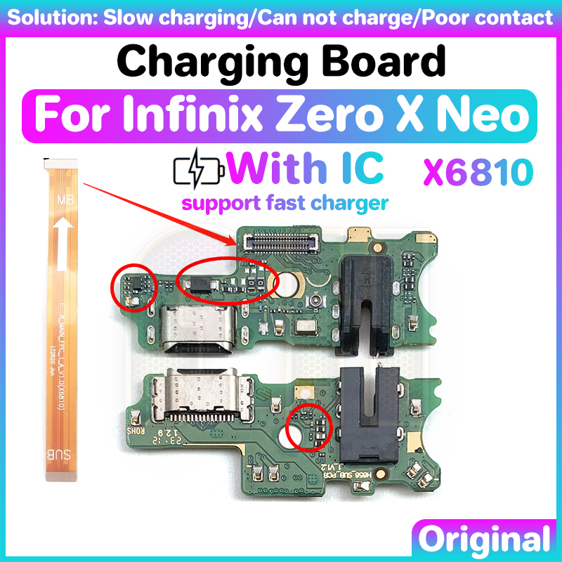 USB Charging charger port board for infinix zero x neo X6810 Mainboard ...
