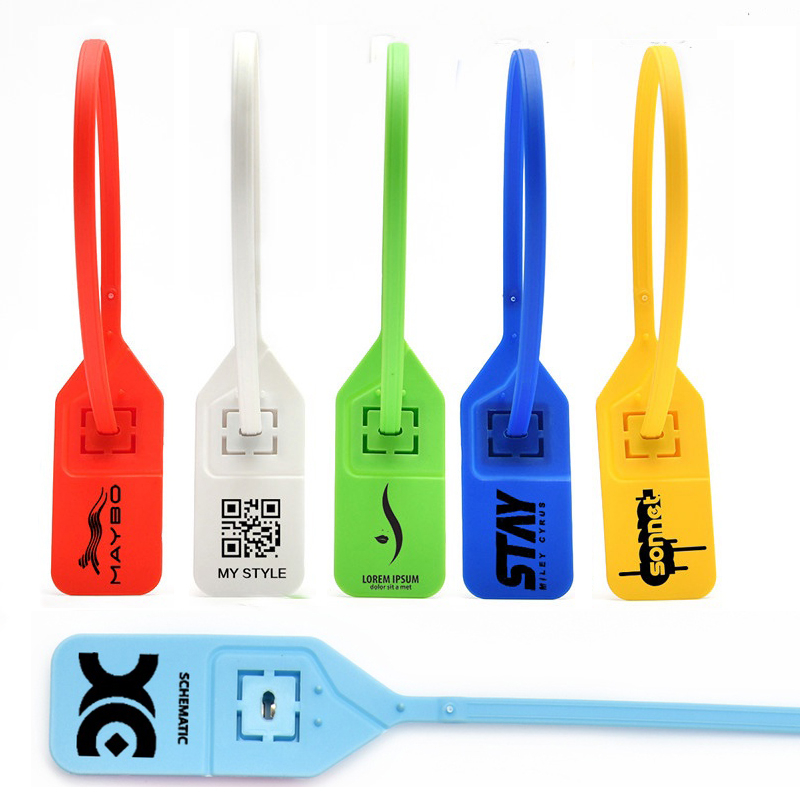 Plastic Security Tags 15inch Long Numbered Pull Ties Security Anti ...