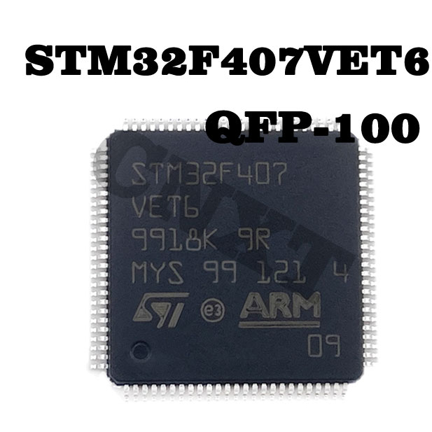 1pcs New Original STM32F407 STM32F407VET6 QFP-100 Microcontroller Chip | Shopee Philippines