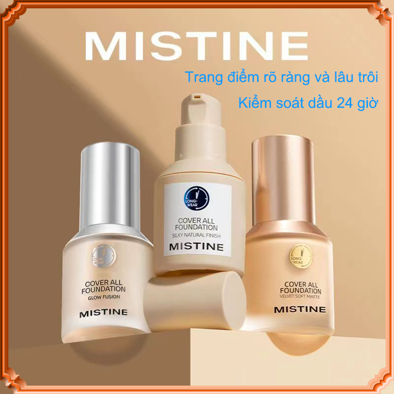 MISTINE Moisturizing Long-lasting Oil Control Full Coverage Foundation ...