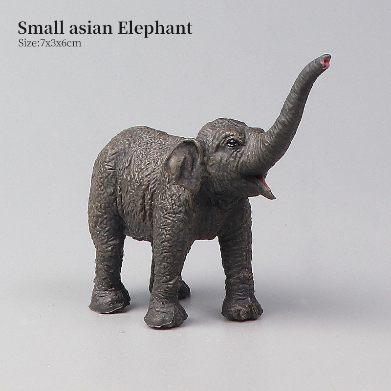 African Wild Animals Elephant Model Simulation Big Mammoth Action ...