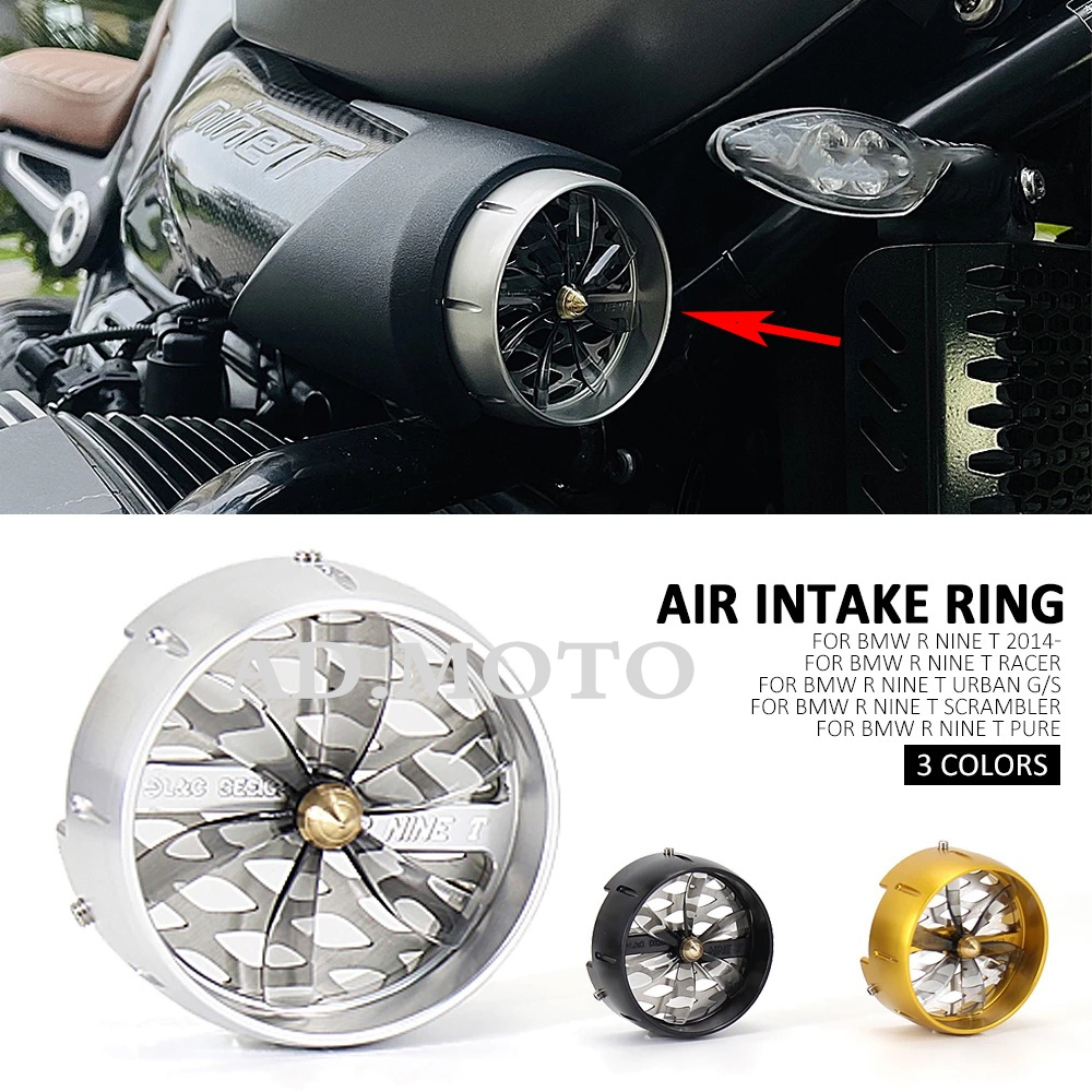 Motorcycle Accessories Black Gold Silver Air Intake Cover Aluminum For ...