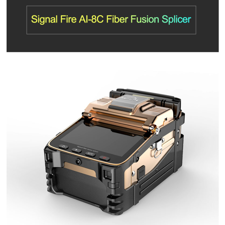 Original AI-8C Optical Fiber Fusion Splicer FTTH Fiber Splicing Machine ...