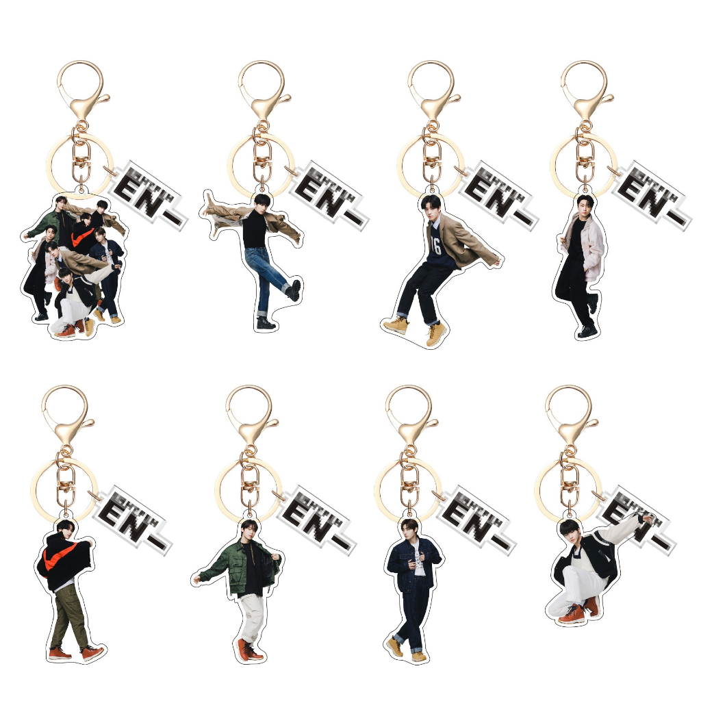 Enhypen Acrylic Keychain Korean Boys Group Series Star Character ...