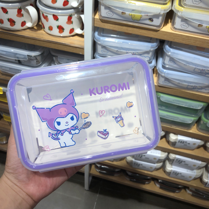 Miniso Miniso Sanrio Series Kuromi Four-Side Buckle Plastic Fresh ...
