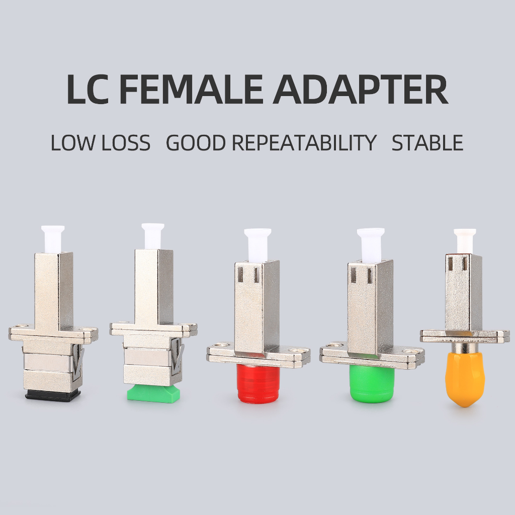 Fiber Optic Adapter - Coupler LC Female to FC Female Simplex SC Quick ...
