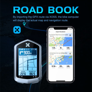 XOSS NAV+ NAV PLUS 2 NAV2 GPS Smart Navigation Computer Bicycle 2.4 ...