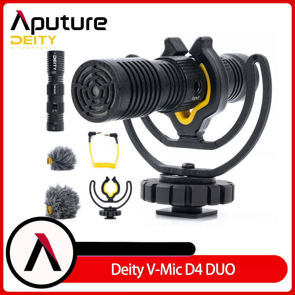 Deity V-Mic D4 Duo Dual Head Cardioid Shotgun Microphone Wireless On ...