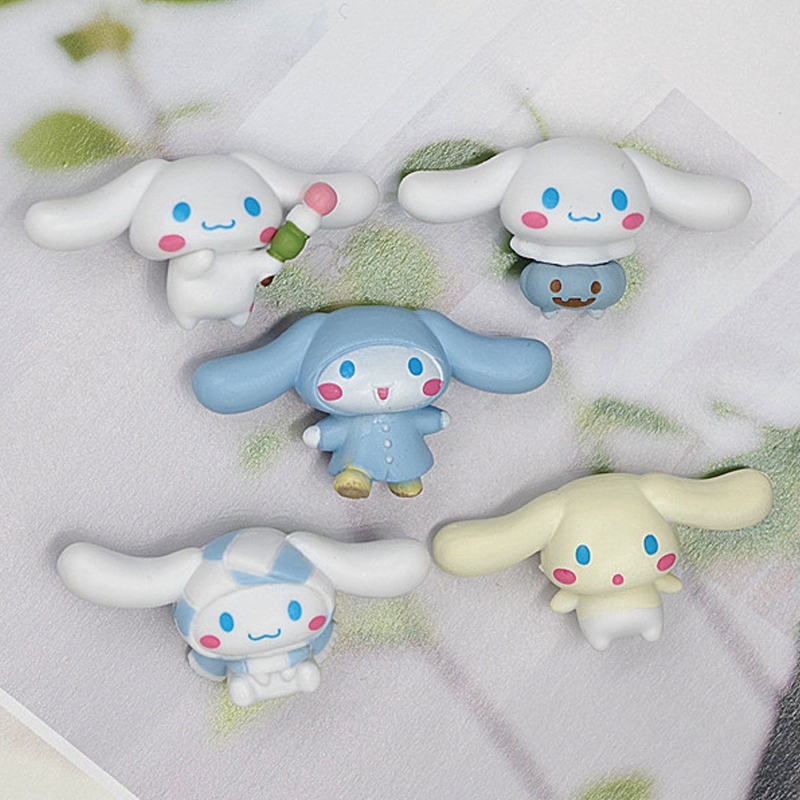 5Pcs/Set 2cm Japan Cartoon Sanrio Anime Figure Cinnamoroll Four Seasons ...