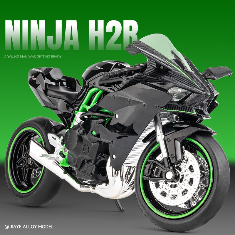 1:12 Scale Motor Kawasaki Ninja H2R Alloy Diecast Motorcycle Model ...