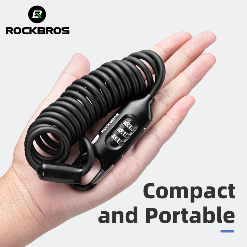 ROCKBROS Bike Lock Multi-Functional Anti-thelf Portable Cable Three ...