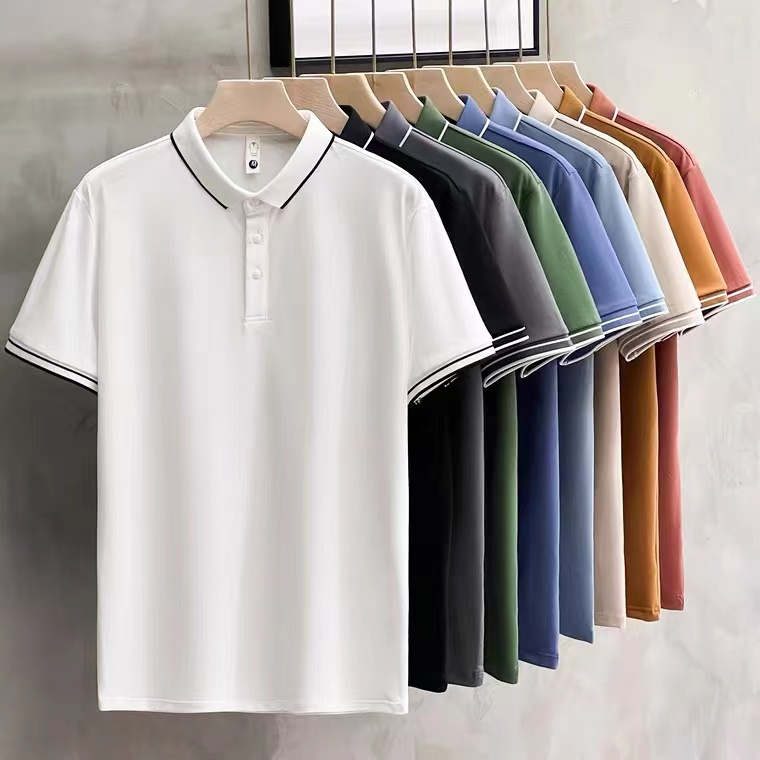 【Local Store】Cotton Plain Polo Shirt For Man Comfy Fabric Polo Shirt ...