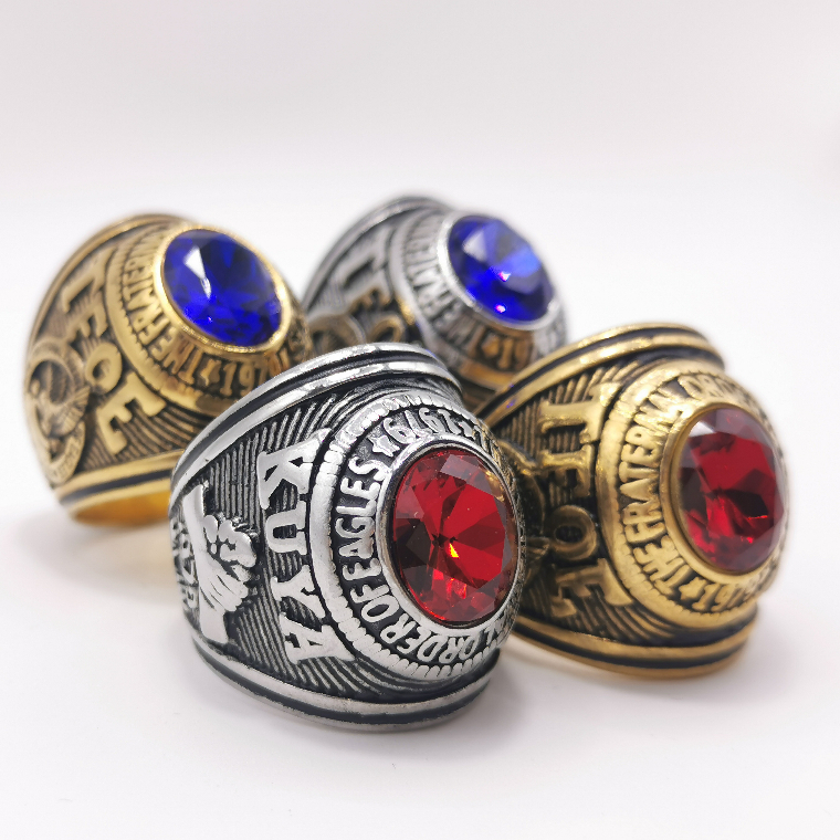 Stainless Steel Ring with Big Gem Philippine TFOE-PE Kuya Eagles ...