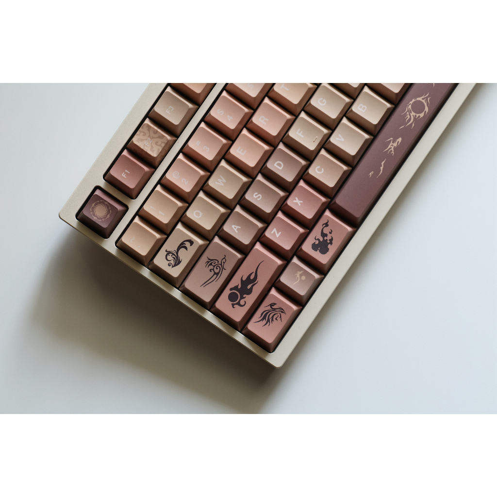 ALAMI Sun Bird Keycaps 143 Keys PBT Dye-Sublimation Keycaps CHERRY ...