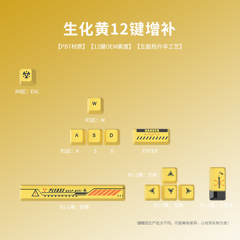 Totoro/MeowMeow/Nintendo Theme cherry profile 5-sided sublimation PBT ...