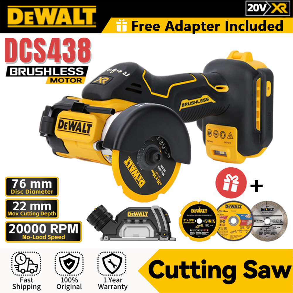Dewalt DCS438 Electric Saw 20V Brushless Lithium-Ion 3 in. Cordless ...
