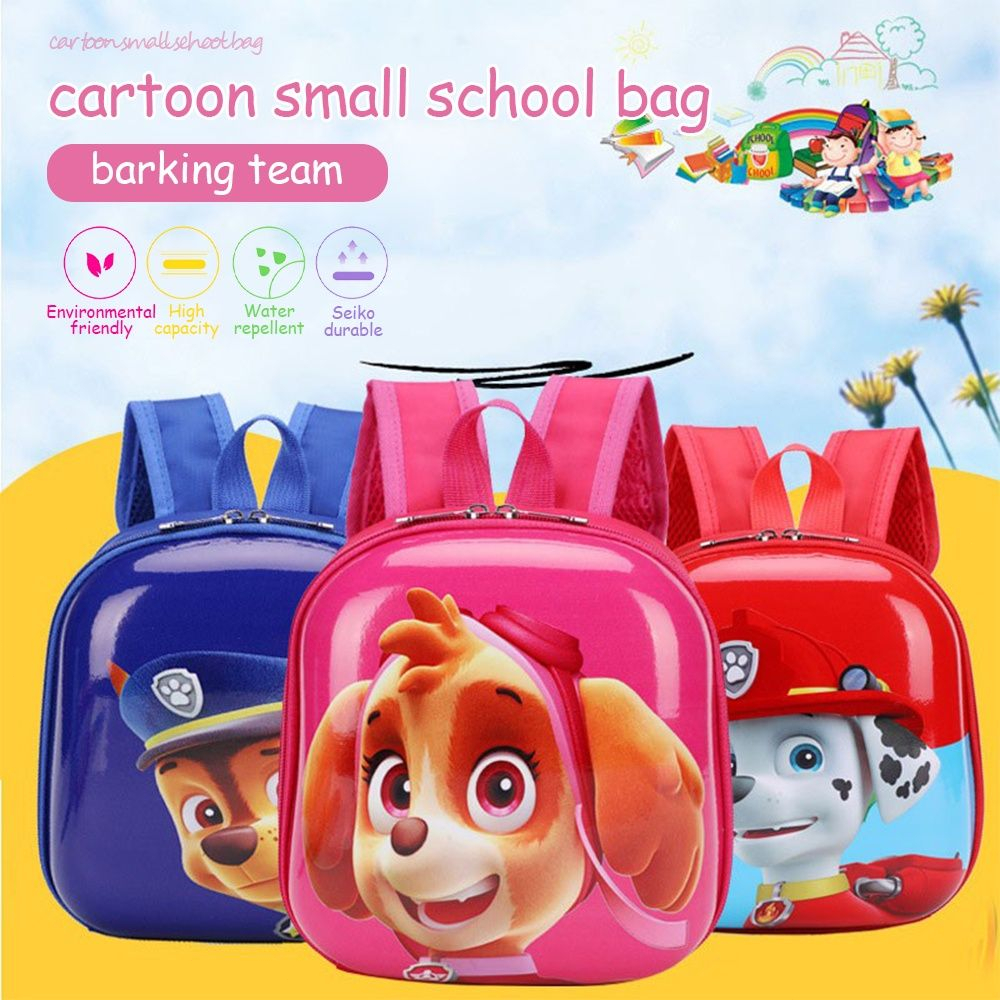 Cartoon Bag Hard Shell Paw Patrol Kindergarten Backpack For Children ...