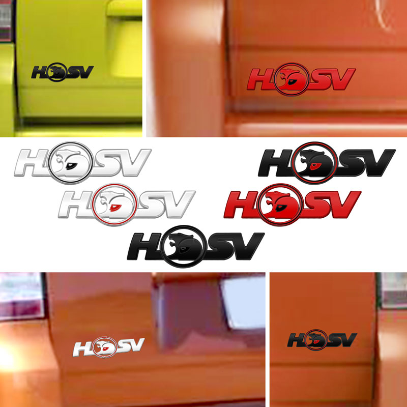 Car Decor Metal HSV Logo Car Body Fender Sticker Exterior Decoration ...