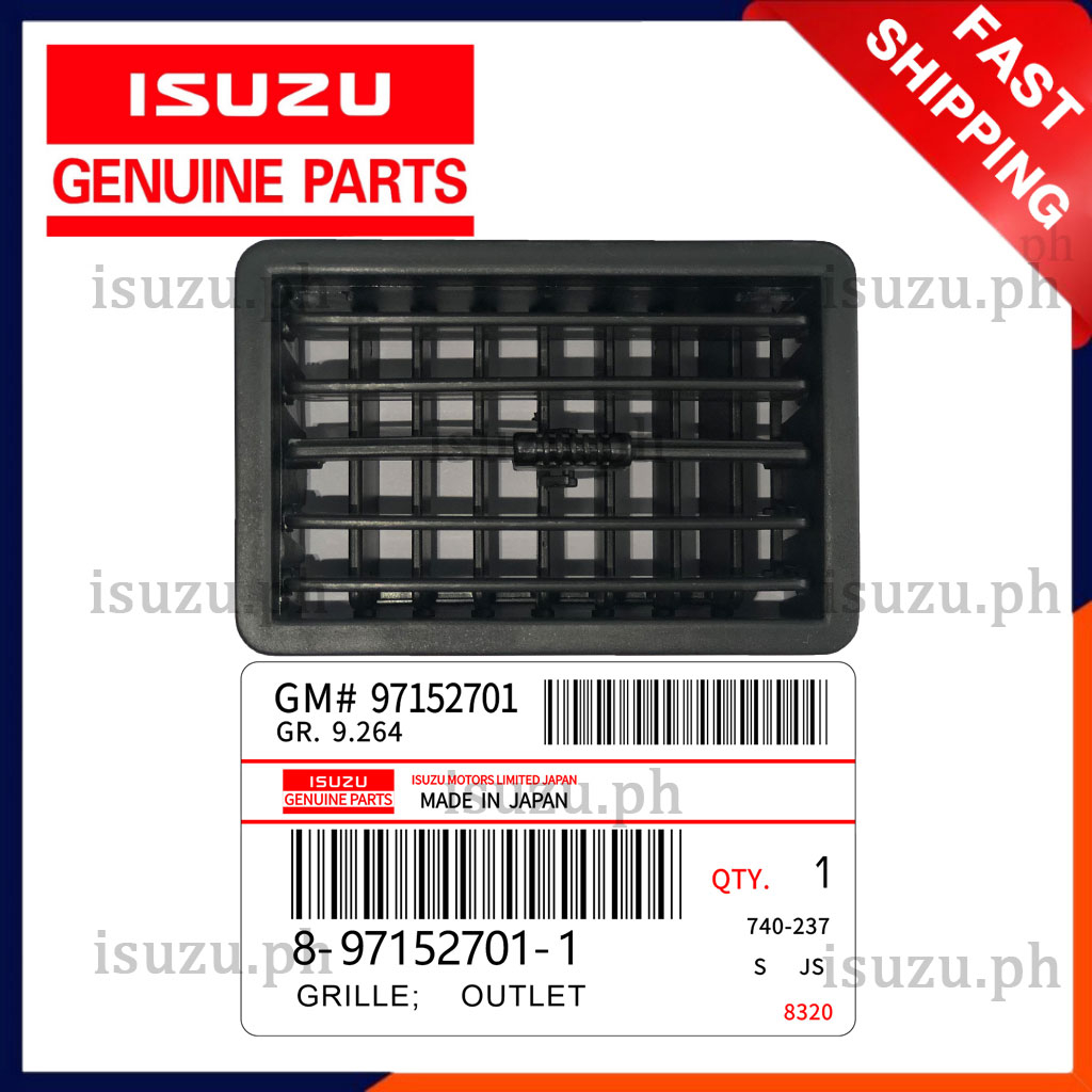 Isuzu Original GENUINE PARTS Aircon Grille Outlet 8971527011 for ...
