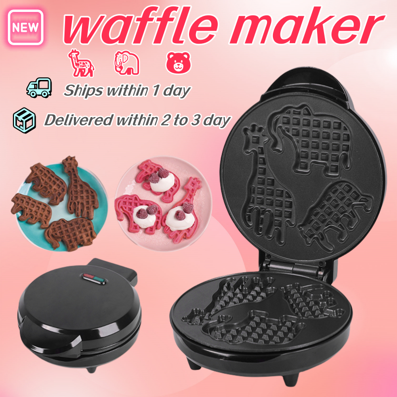 Animal waffles maker Cartoon waffle machine sandwich pan mini pancake ...