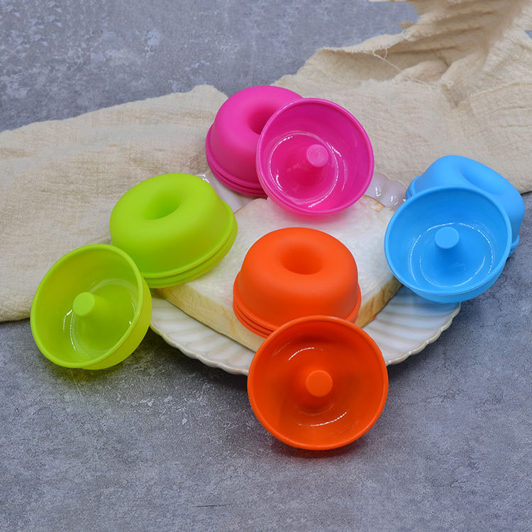 Silicone Donut Mold 1 Holes Non-Stick Doughnut Molder Donut Baking Pan ...
