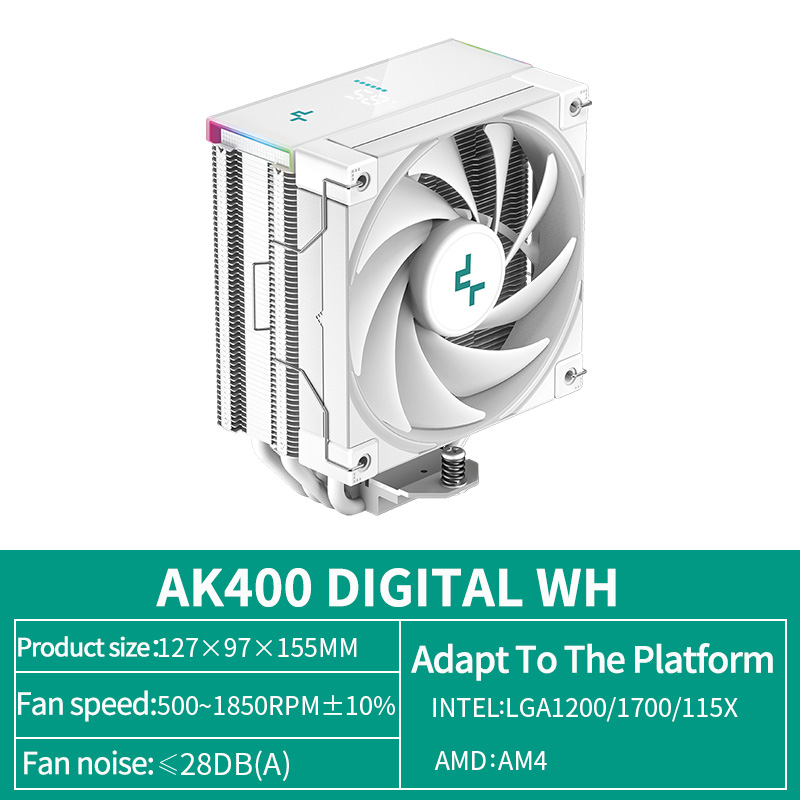 Deepcool AK620 Digital / AK620 ZERO DARK CPU Air Cooler Pure Black 6 ...