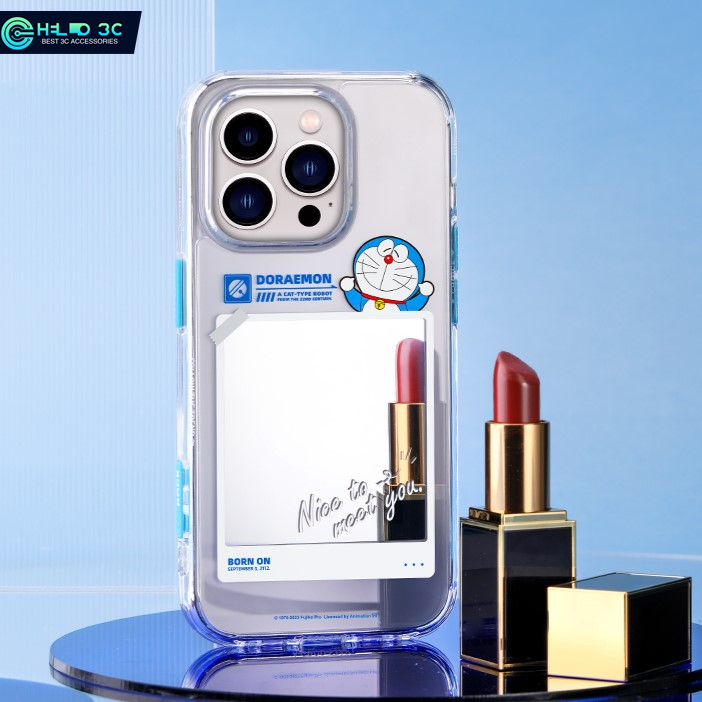 ROCK Legit Authorization Doraemon Mirror case compatible with iphone 15 ...