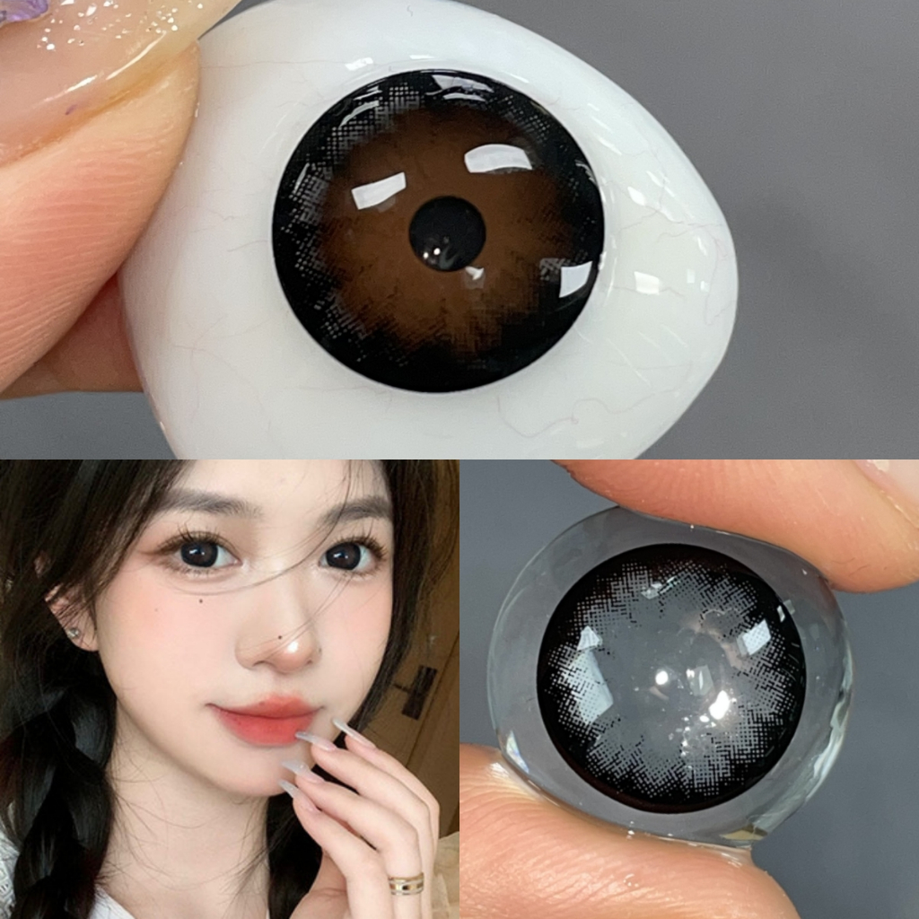 【COD】Contact lens Big Eye Color Contact lenses Makeup Brown lense 2pcs ...