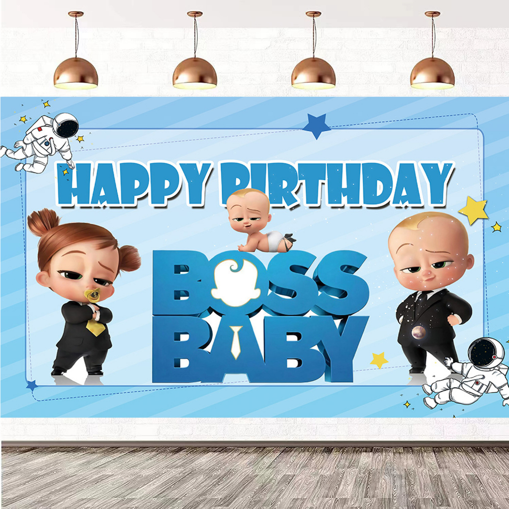 7x5ft Astronaut Baby Boss Photography Backdrop for Happy Birthday ...