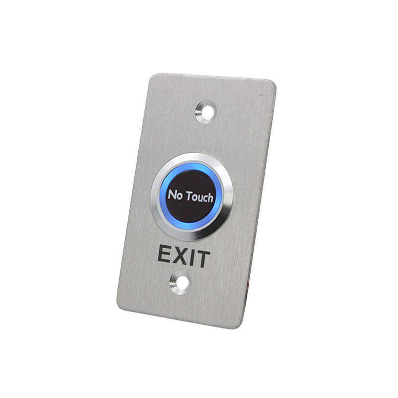 Safety metal non contact touchless infrared sensor door release exit ...