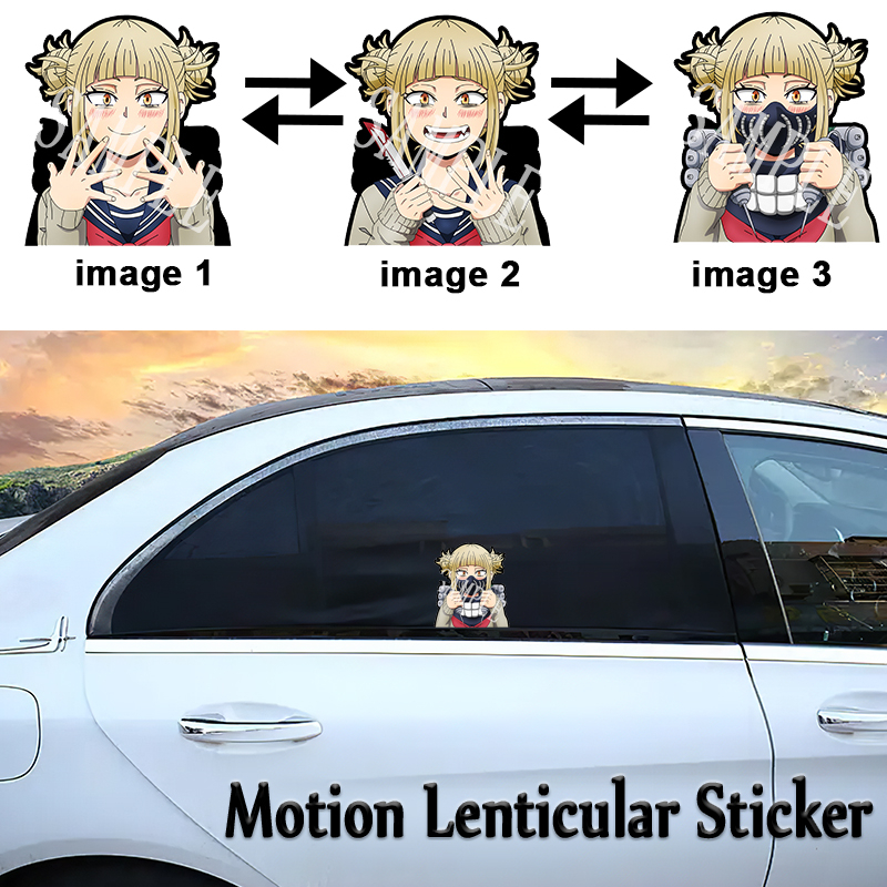 Toga Himiko Motion Sticker My Hero Academia Car Decal Anime Waterproof ...