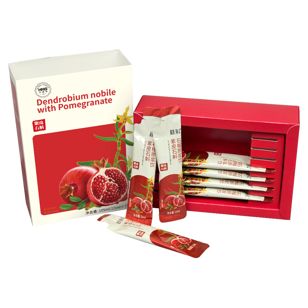 HNG Unsweetened Dendrobium Orchid Extract with Pomergranate Juice ...
