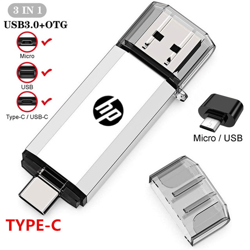 2TB HP Type-C U drive 3in1 OTG high-speed USB drive 1TB 512GB 256GB ...