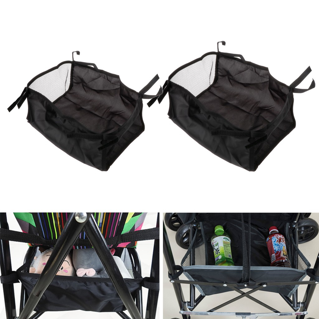 Baby Stroller Basket Hanging Pram Bottom Organizer Bag Storage ...