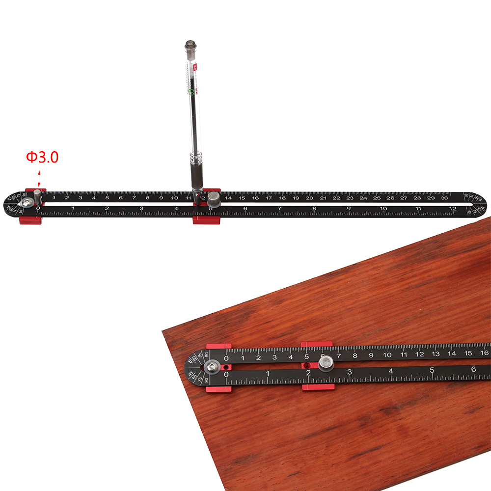 Woodworking Drawing Compass Circular Drawing Ruler Measurement Tool ...