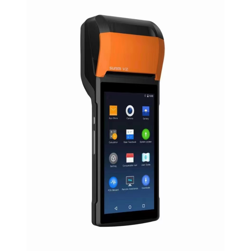 Used Sunmi V2 Handheld Android 7 Receipt Printer 1+8Ram Version ...