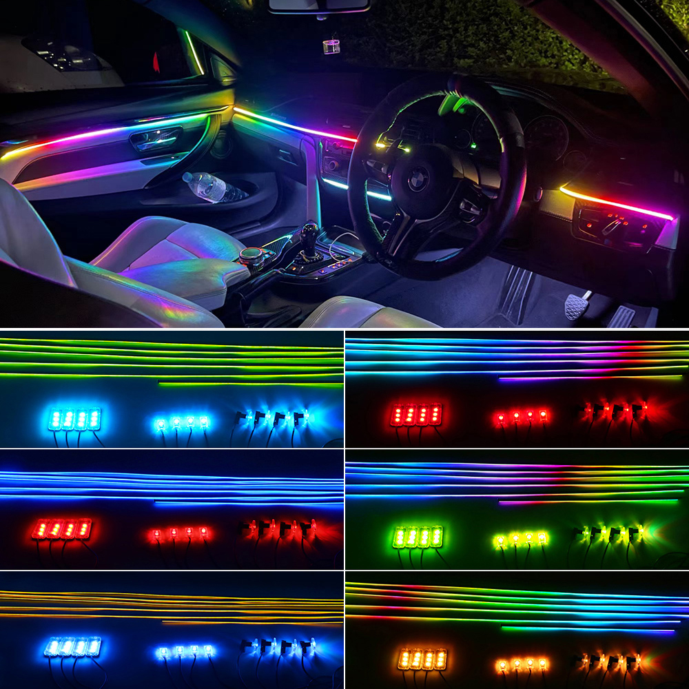 Universal led Car Atmosphere Light RGB Dashboard Decoration Symphony ...