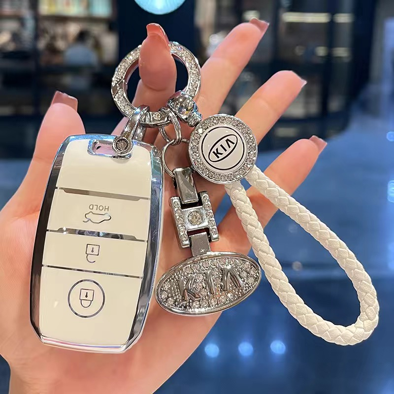 Kia Key Cover Kia Keychain EV6 Sorento Carnival Stonic Soluto Seltos ...