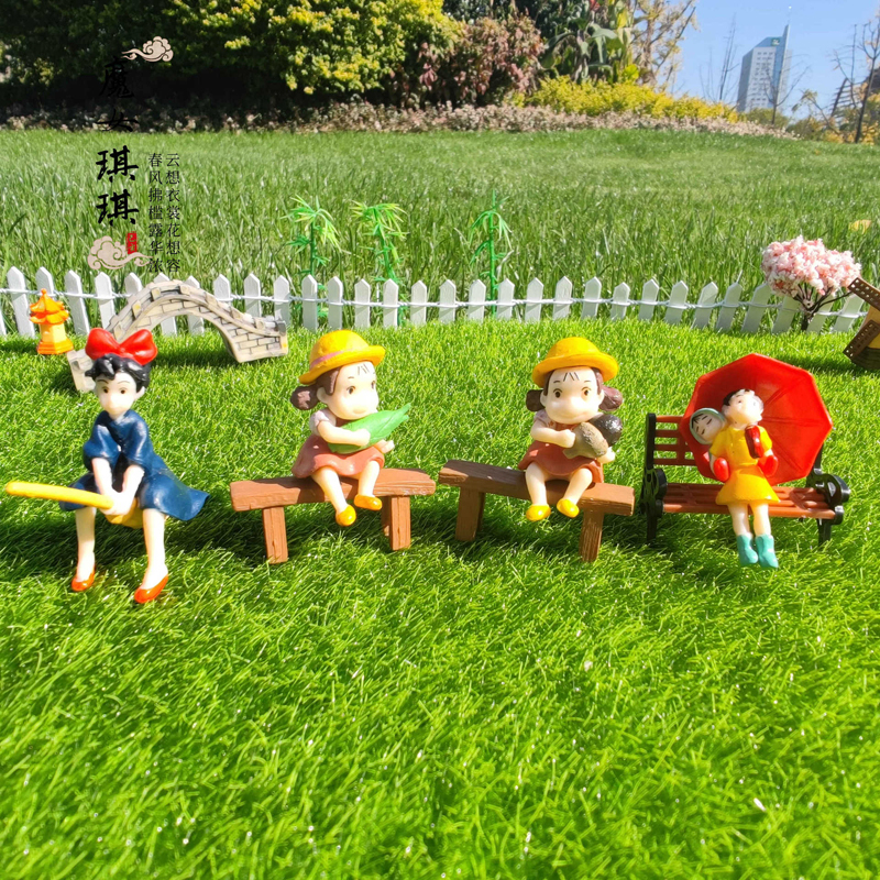 1Pcs Hayao Miyazaki Cartoon Movie My Neighbor Totoro Caobi Gaoyue Mei ...