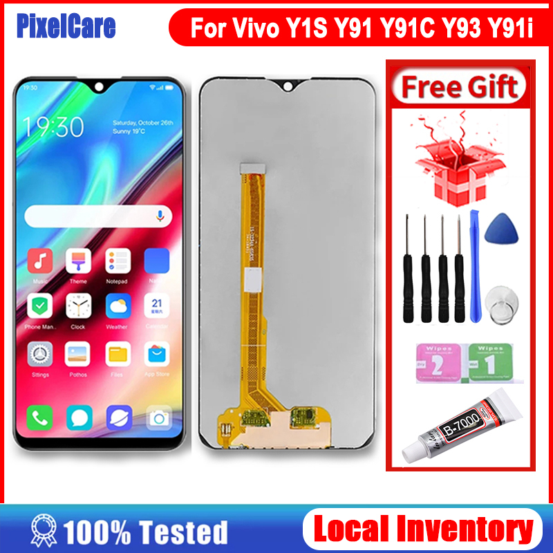 Pixelcare Screen With Frame For Vivo Y1S Y91 Y91C Y90 Y93 Y95 Y91i Y93S ...