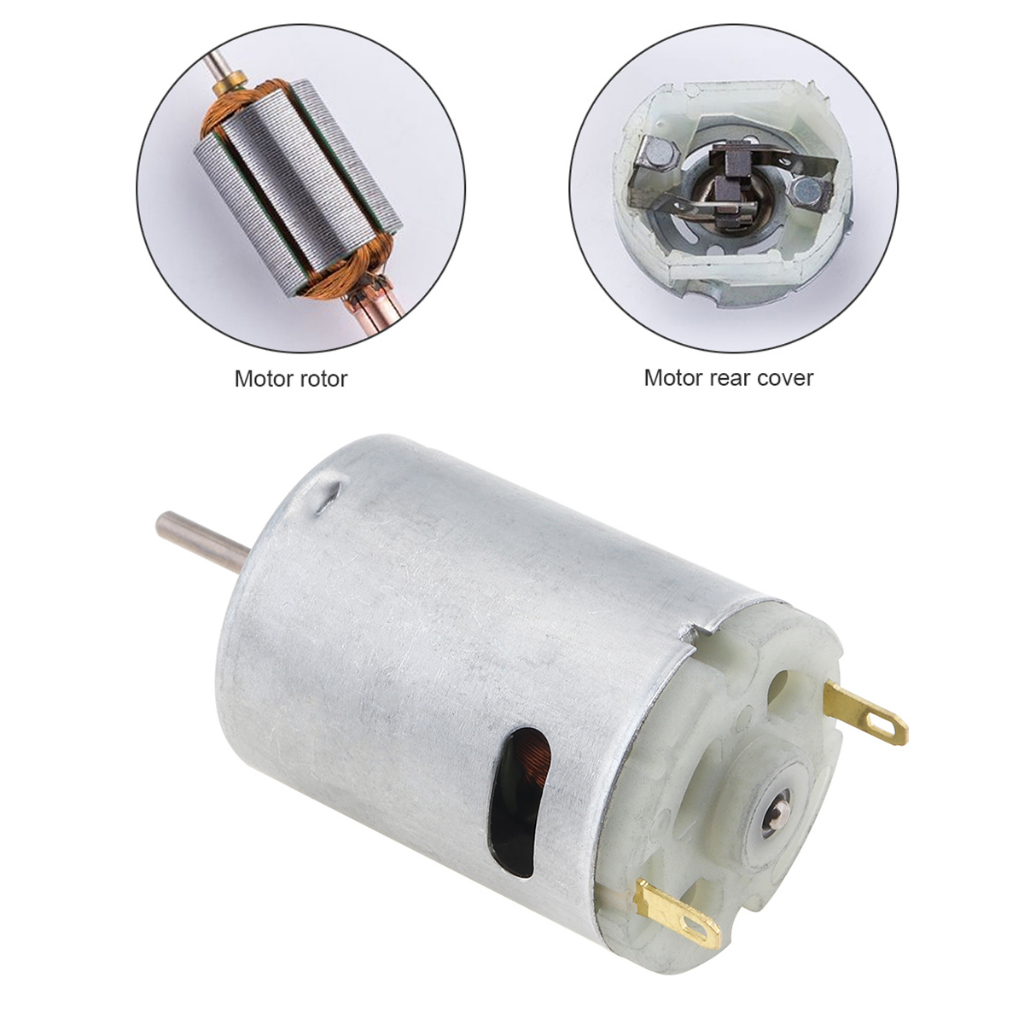 RS385 12V 9800RPM 24V 15000RPM DC Motor Converter with Carbon Brush for ...