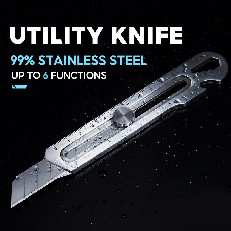 18mm Specs stainless steel multifunction utility knife cutter knife ...