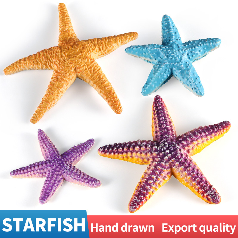 Sea Life Animals Starfish Model Action Figures PVC Miniature Collection ...