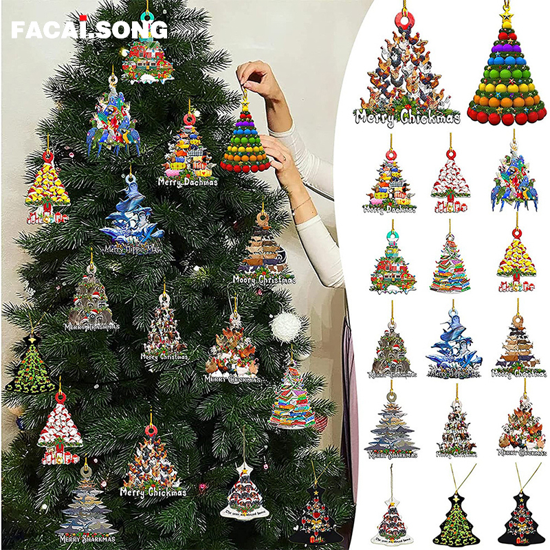 2023 Christmas Tree DIY Hang Tag Decorations Personalized Christmas ...