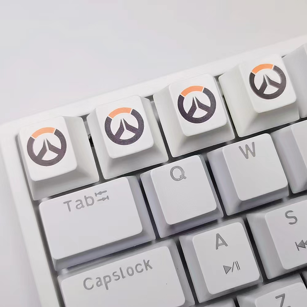 Overwatch Game Logo Keycap PBT Sublimation R4 Suitable for Mechanical ...