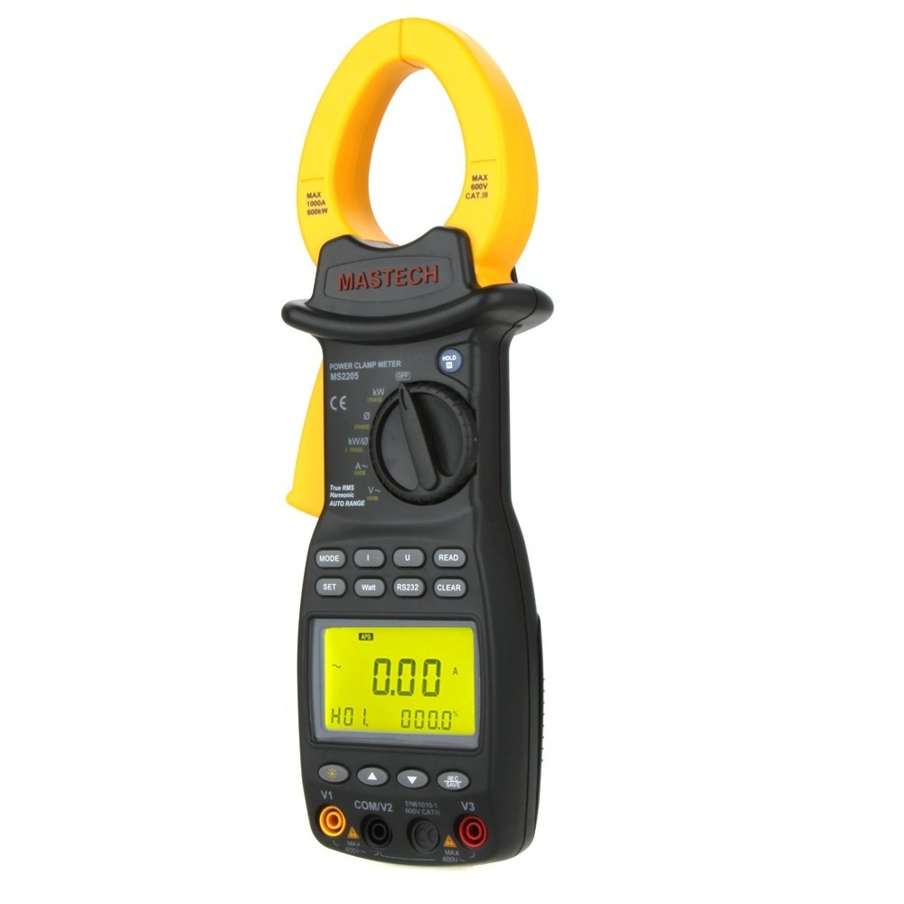 ZumTek MASTECH MS2205 Digital Power Clamp Meter Three Phase Harmonic ...